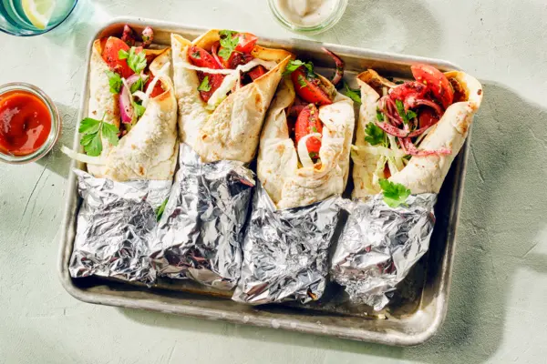 Wraps nach Lahmacun-Art mit Hackfleisch und Salat | Kochen Mit Picnic